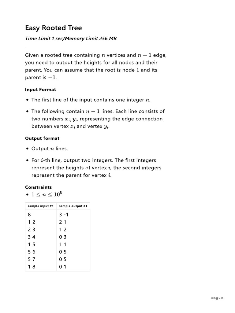 Prob-Easy Rooted Tree | PDF