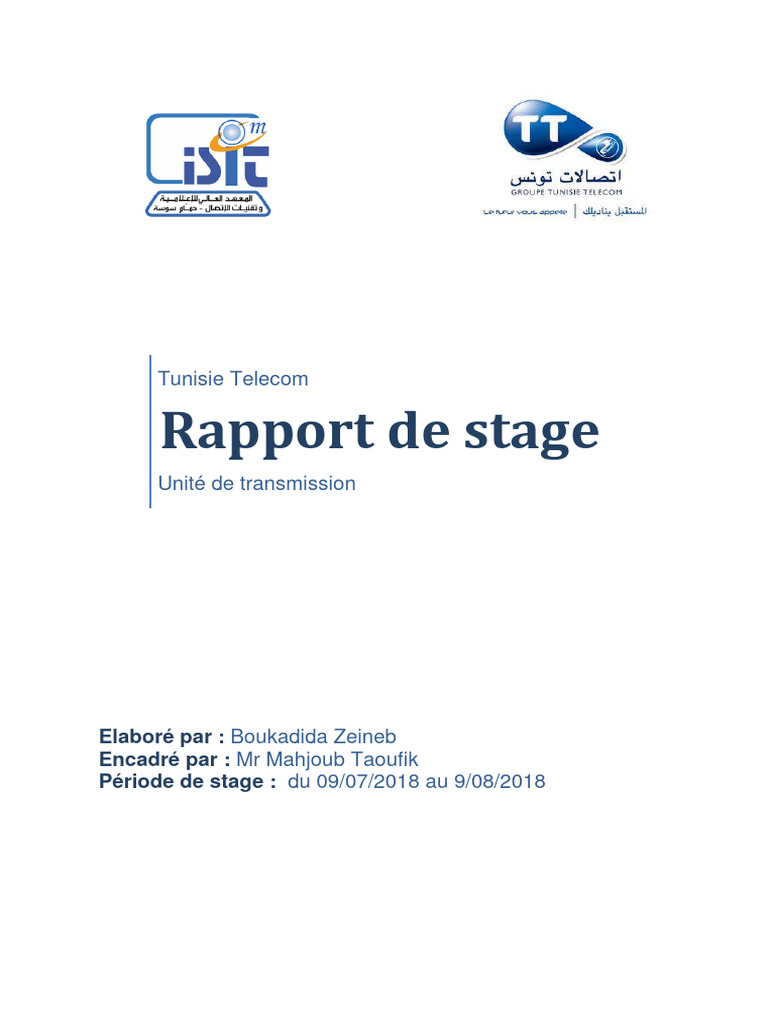 Zeineb RAPPORT3 | PDF | Câble coaxial | Télécommunications