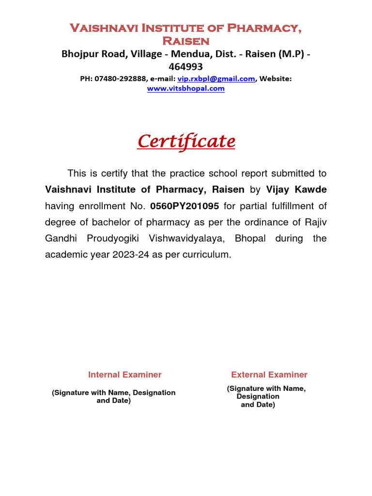 3 Certificate & Declaration | PDF | Academic Degree | Qualifications