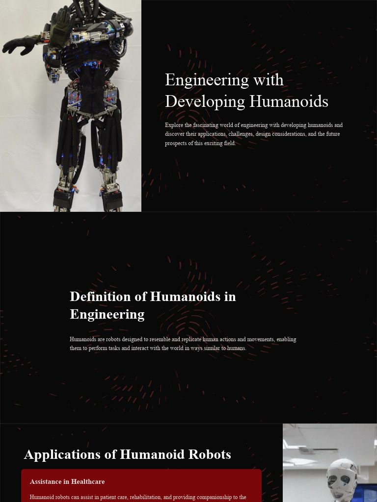 Engineering With Developing Humanoids | PDF | Robotics | Robot