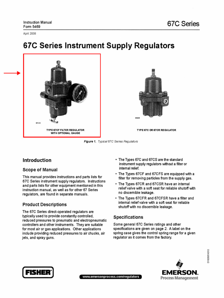 g2h0 Fisher PCV 67c-s | PDF | Pressure | Pressure Measurement