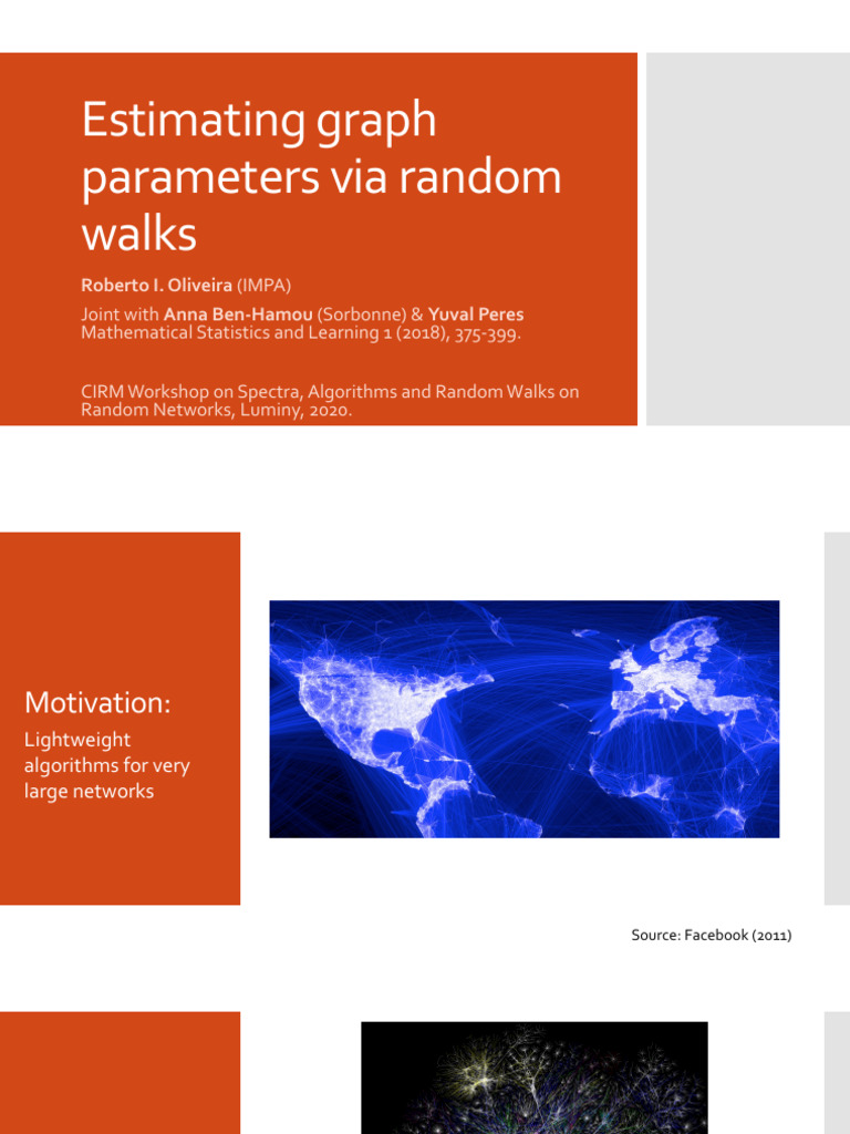 Estimating Graph Parameters Via Random Walks | PDF | Graph Theory | Mathematical Relations