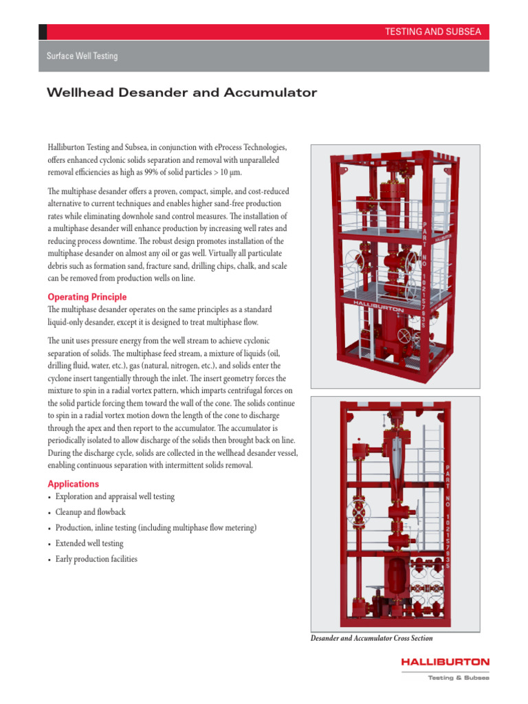 Multiphase Desander for Oil & Gas | PDF | Chemical Engineering | Applied And Interdisciplinary ...