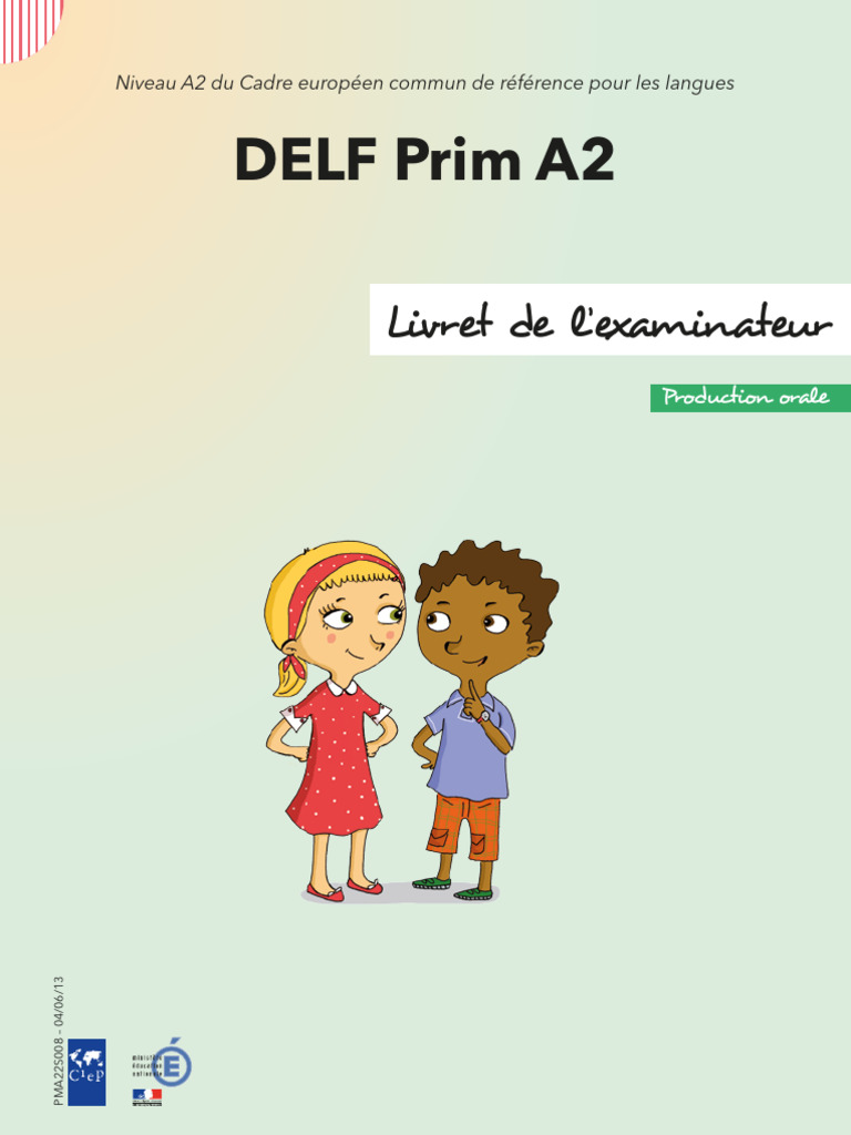 Exemples de sujets DELF Prim A2 | PDF | Évolution de carrière | Arts du ...