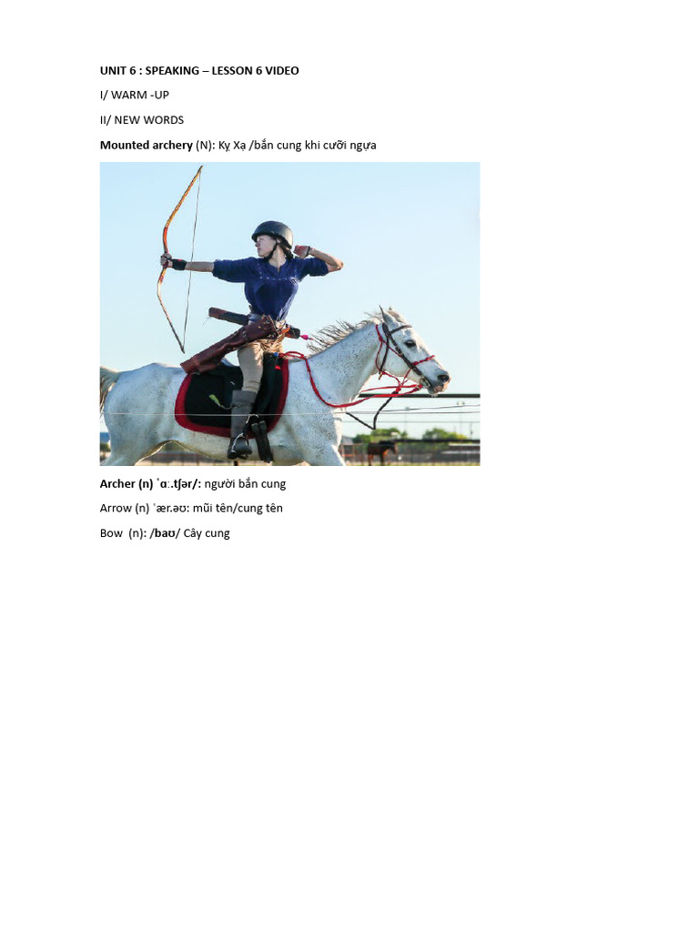 Benefits and Challenges of Mounted Archery | PDF | Archery