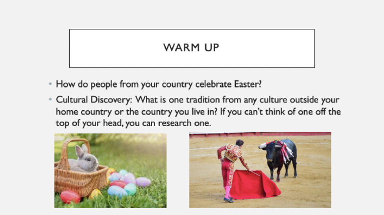 Warm Up Conversation Questions | PDF