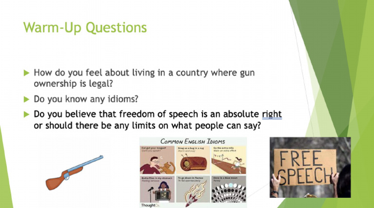 Warm Up Conversation Questions | PDF