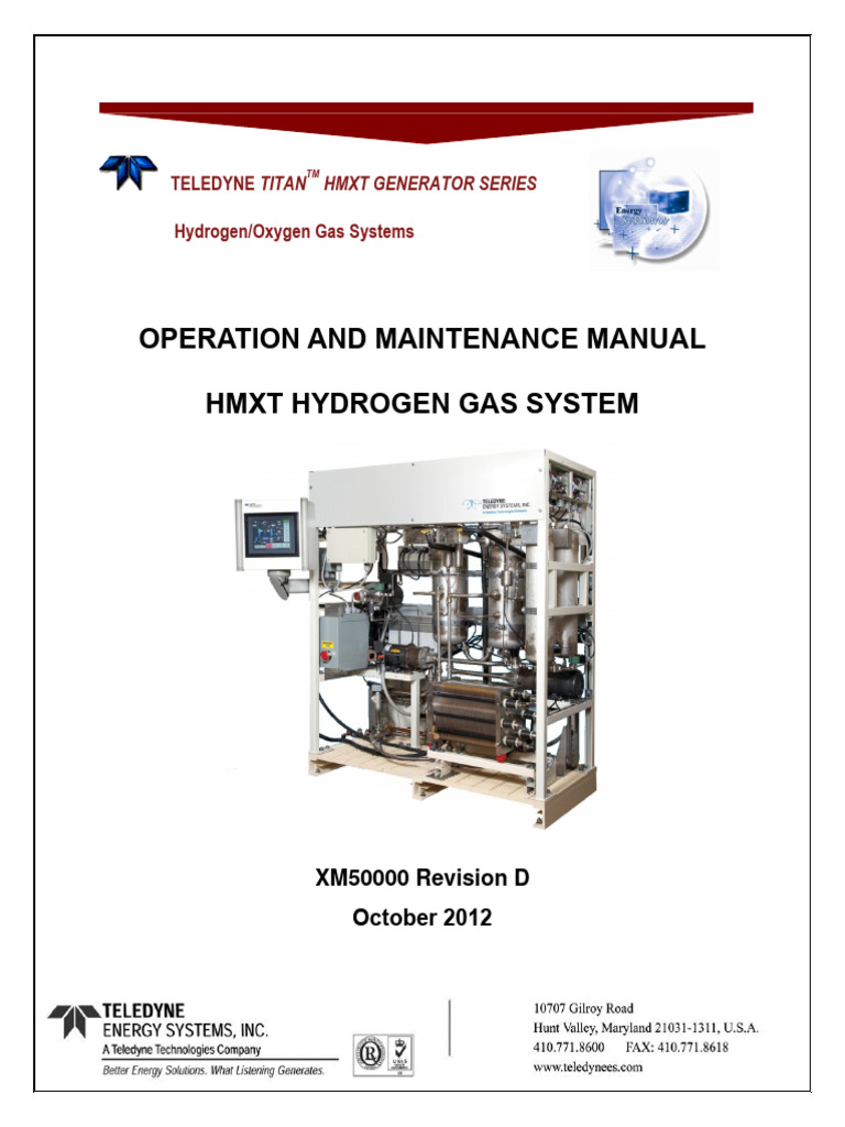 XM50000 HMXT Manual (30%KOH) | PDF | Pump | Heat Exchanger