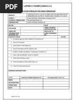 Turnover Package Checklist | PDF | Systems Engineering | Engineering