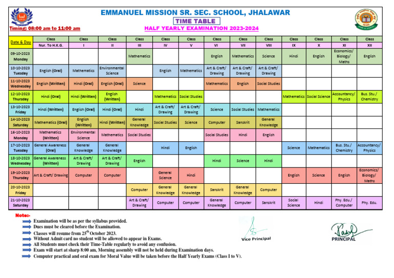 half-yearly-time-table-2023-24-download-free-pdf-science