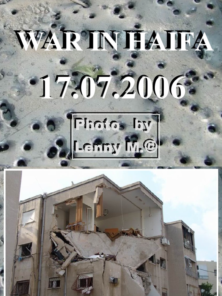 Haifa War Report - July 17, 2006 | PDF