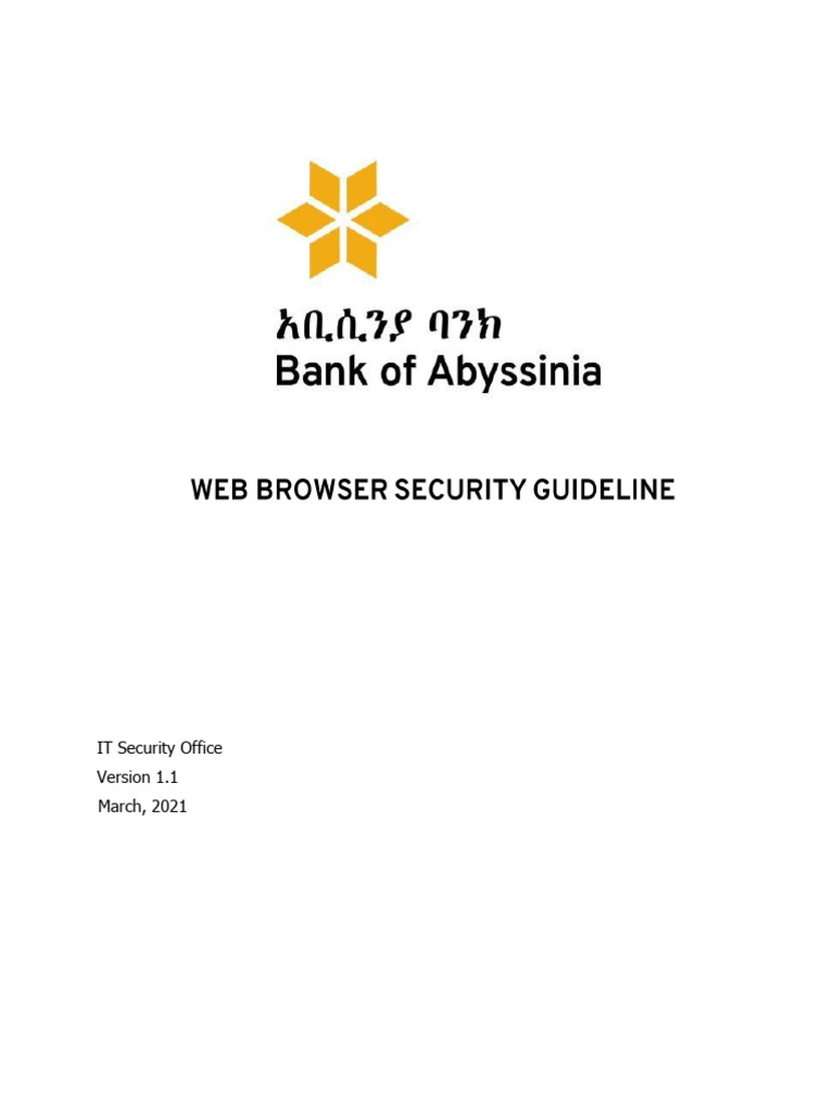 Web Browser Security Guideline Download Free Pdf World Wide Web Internet And Web