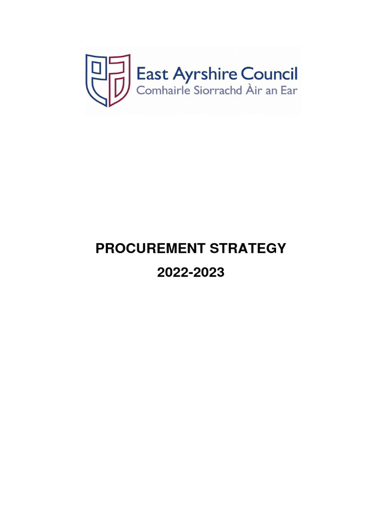 Corporate Procurement Strategy | PDF | Procurement | Employment