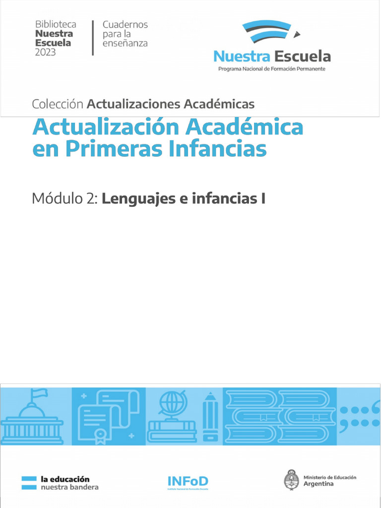 API Modulo 2 Nuestra Escuela | PDF | Educación de la primera infancia ...