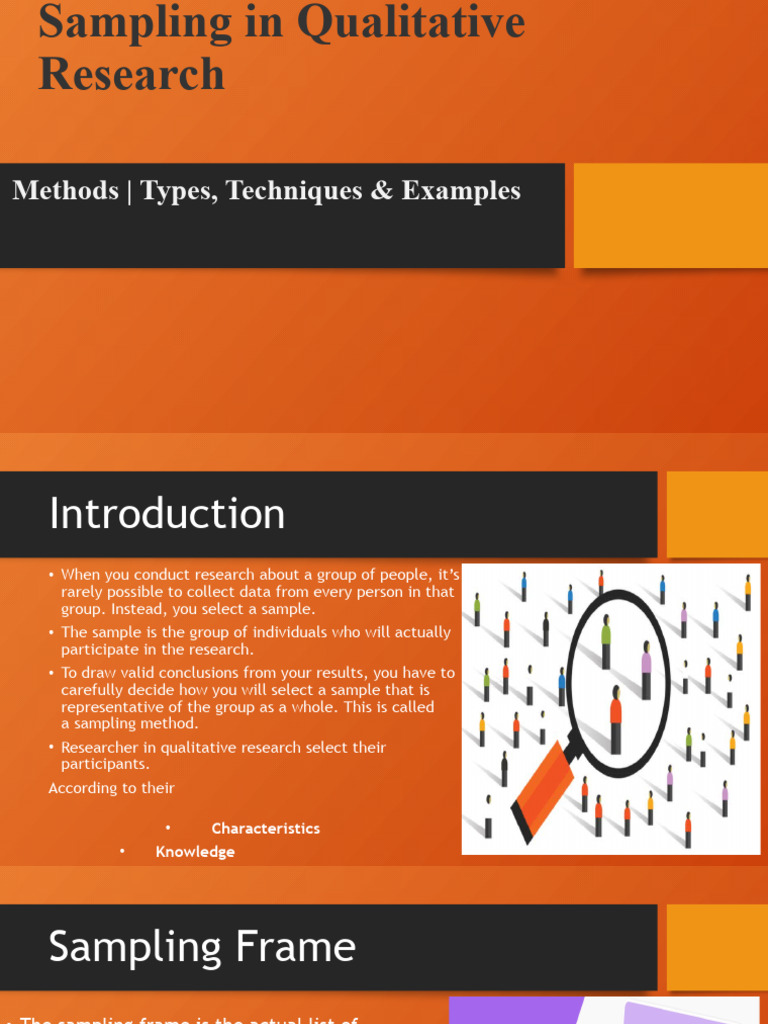 Sampling in Qualitative Research | PDF | Sampling (Statistics) | Survey ...