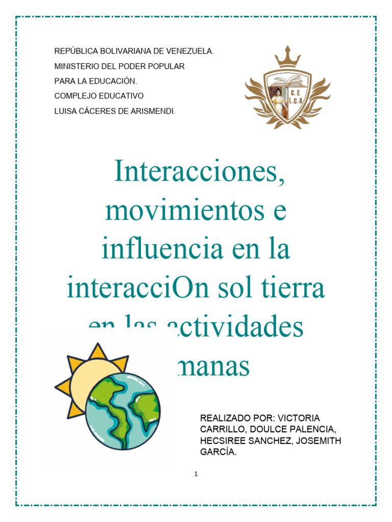 Sol y Tierra | PDF | Tierra | Luna