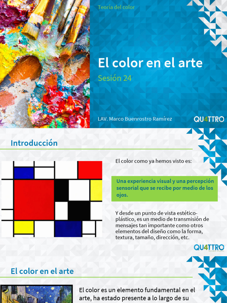 El Color en El Arte | Descargar gratis PDF | Color | Pinturas