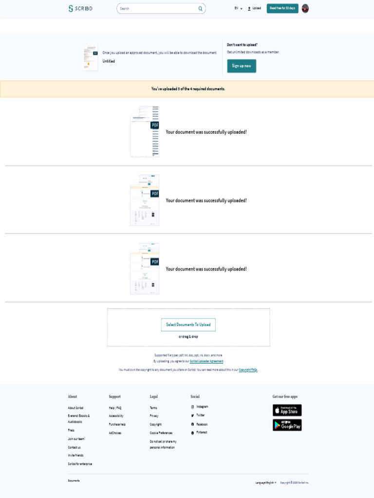 Upload A Document - Scribd5 | PDF | Scribd | Computing