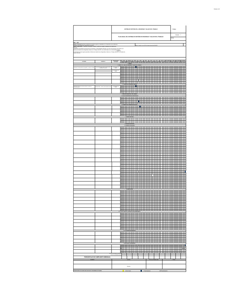 SG-SST-PLAN ANUAL DEL SISTEMA DE GESTIÓN DE SEGURIDAD Y SALUD EN EL TRABAJO | PDF | Seguridad y ...