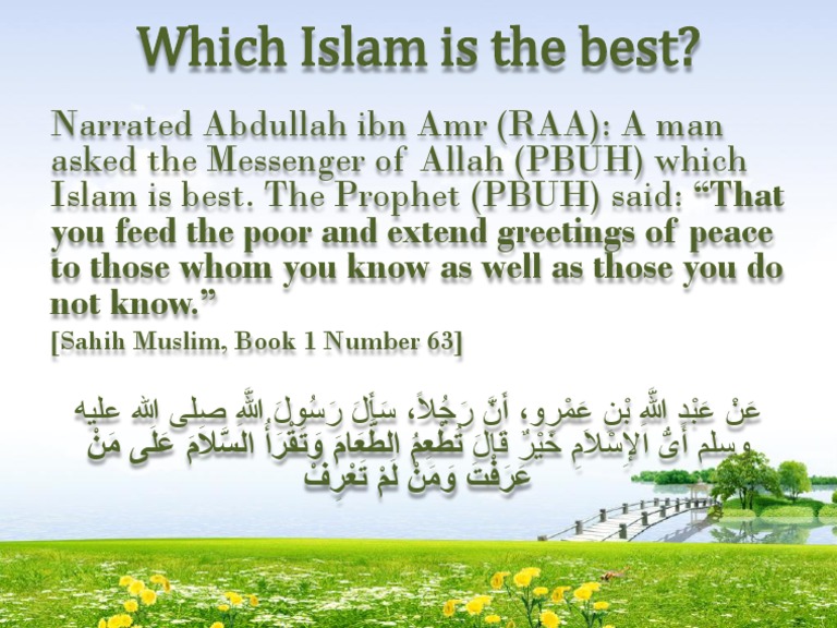 Which Islam Is The Best | PDF