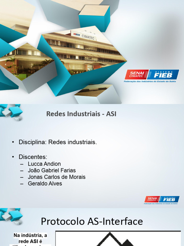 ASI - Redes Industriais | PDF | Rede de computadores | Informática