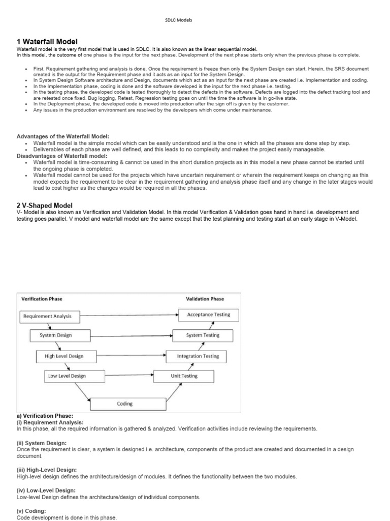 SDLC | PDF | Software Testing | Agile Software Development