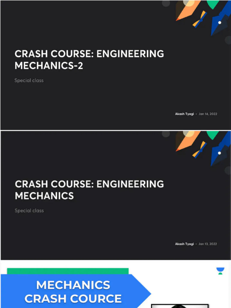 Engineering Mechanics 2 | PDF