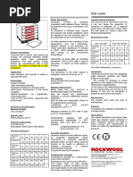 Rockwool Data Sheet | PDF | Wall | Roof