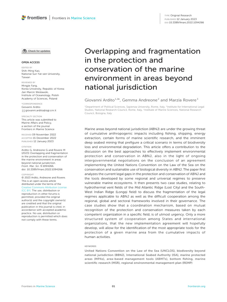 Overlapping and Fragmentation in The Protection An | PDF | United ...