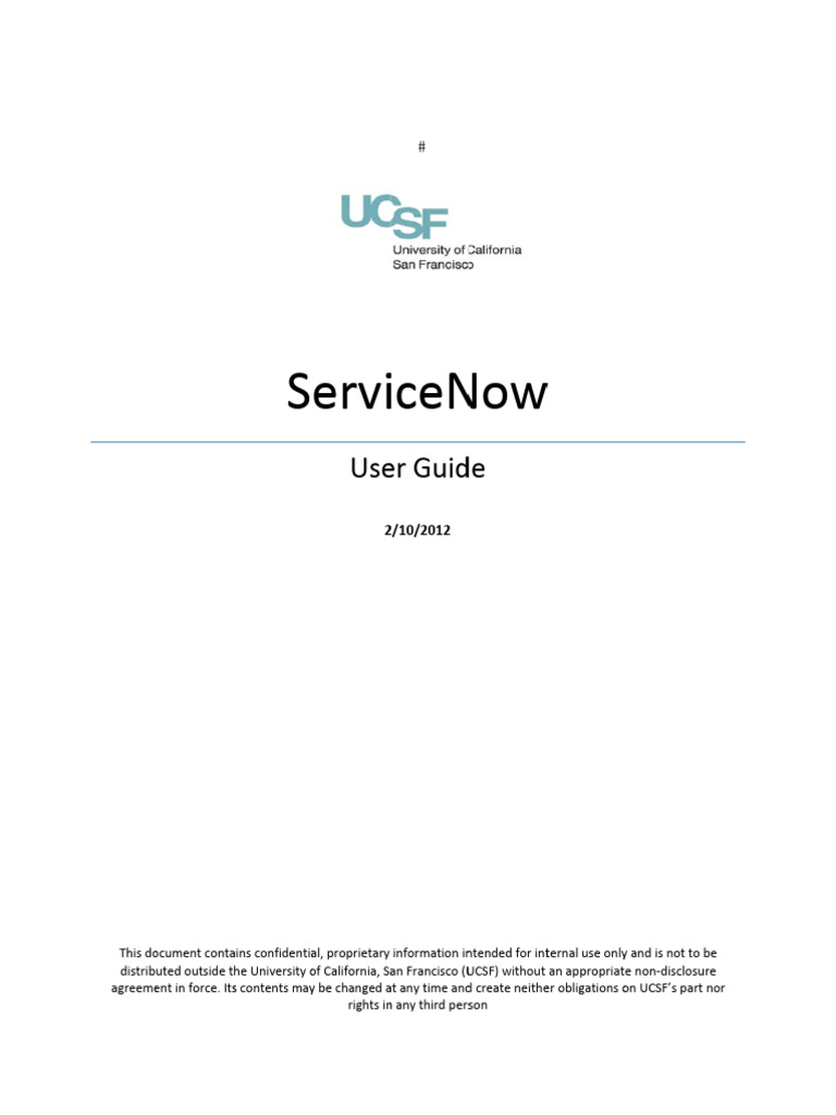 Servicenow User Guide v2.6 r02.10.12 | PDF | Icon (Computing) | Window (Computing)