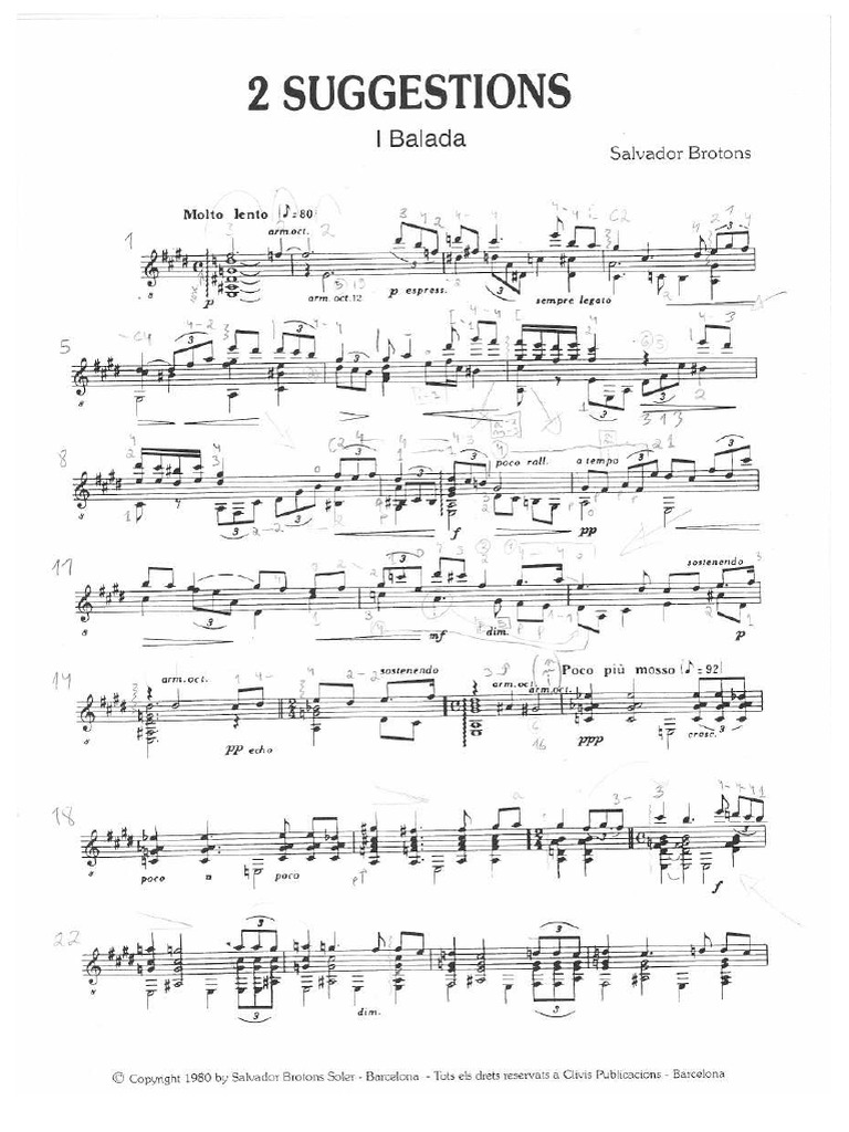 2 Sugestiones. Brotons | PDF