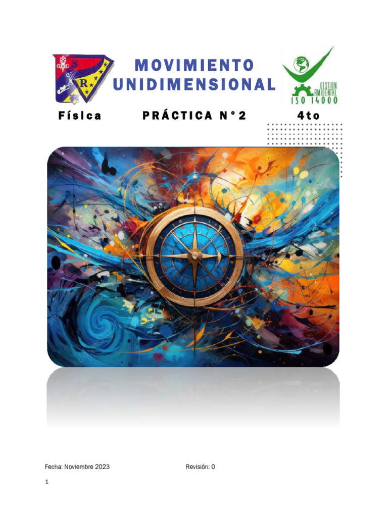 Practica N°2 - Física 4to - Modelo | PDF | Velocidad | Vector Euclidiano