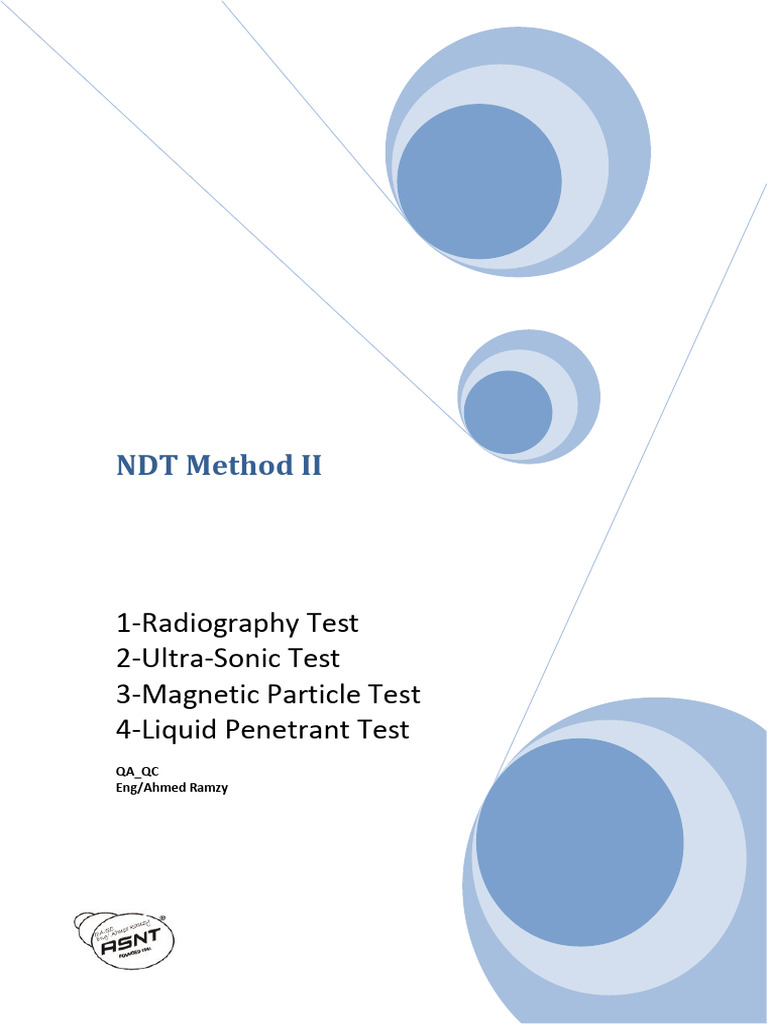 Ndt بالعربي شرح | PDF | Applied And Interdisciplinary Physics | Physical Sciences
