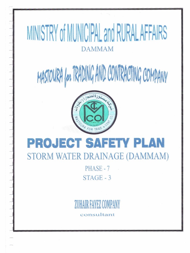 Project Safety Plan Dammam (Momra) | PDF | Emergency | Occupational ...