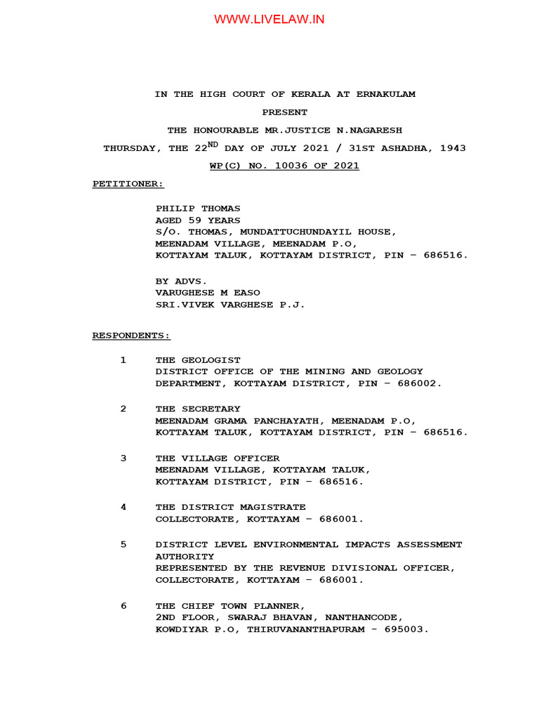 Philip Thomas V Geologist 401130 | PDF | Law | Home & Garden