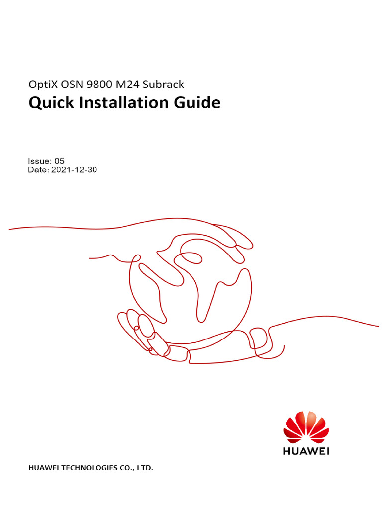 OSN 9800 M24 Quick Installation Guide 05 | PDF