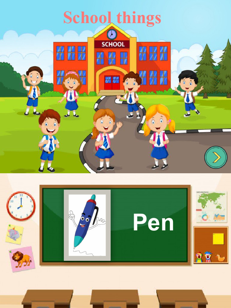 School Item Identification Quiz | PDF