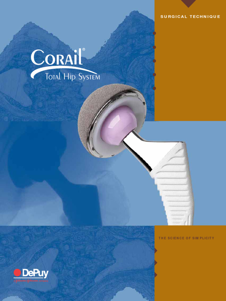 Corail Surgical Technique 0612-82-501 | PDF | Hip | Diseases And Disorders