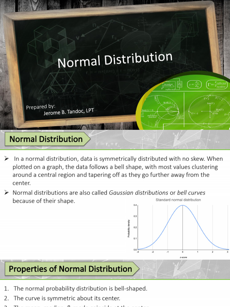 Normal Distribution | PDF | Normal Distribution | Mean