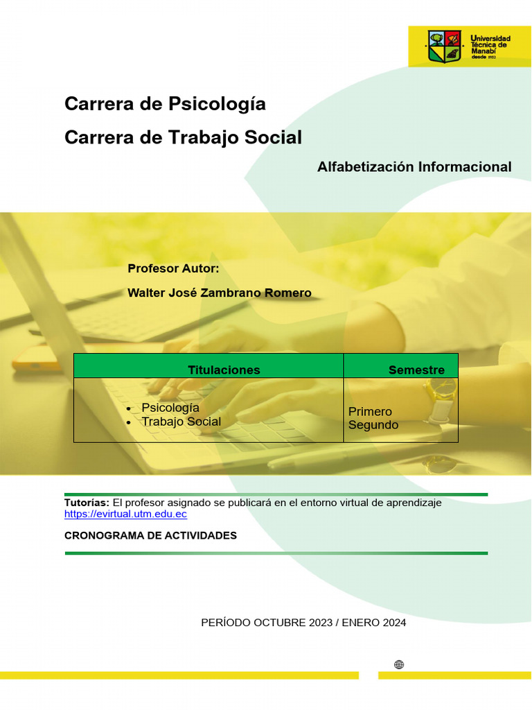 Compendio Unidad 1 Psi - TS Pres | PDF | Alfabetización Informacional | Información