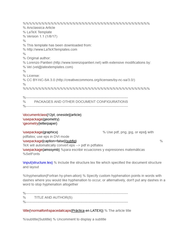 LATEX | PDF | Te X | Computer File