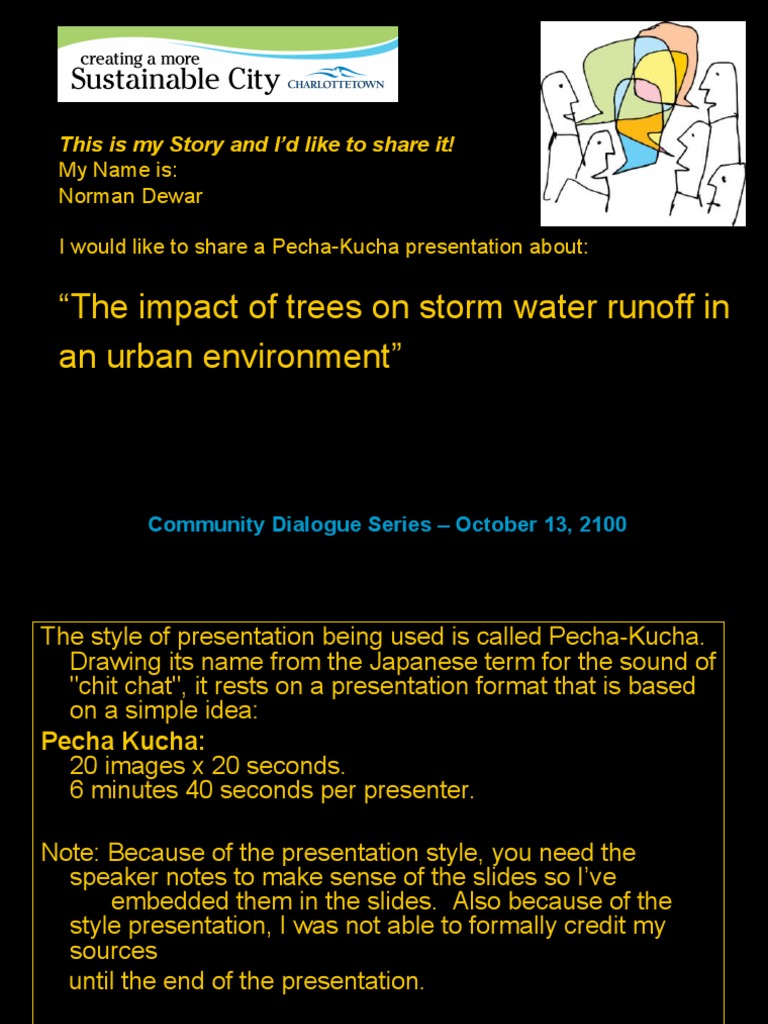The Impact of Trees On Storm Water Runoff in An Urban Environment | PDF ...