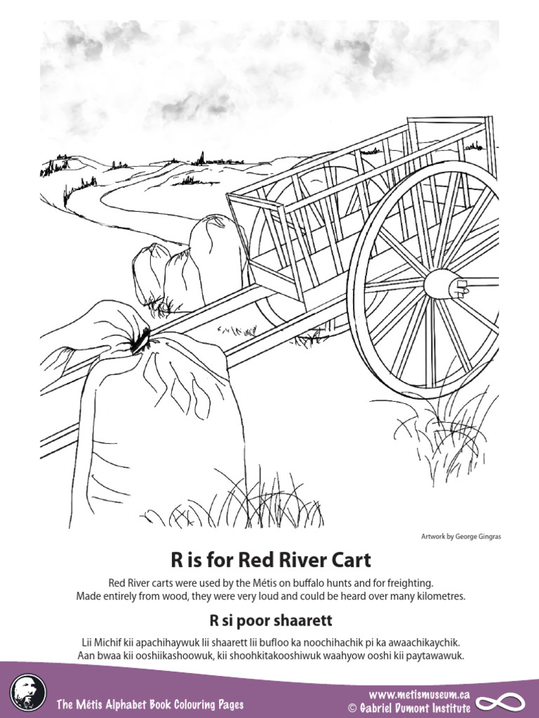 Red River Cart: Métis Transportation History | PDF | Métis | First Nations
