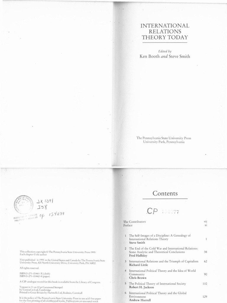 Political Economy and Internacional Relations - Susan Strange | PDF ...