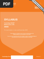 IGCSE Mathematics 2025 2027 Syllabus | PDF | Learning