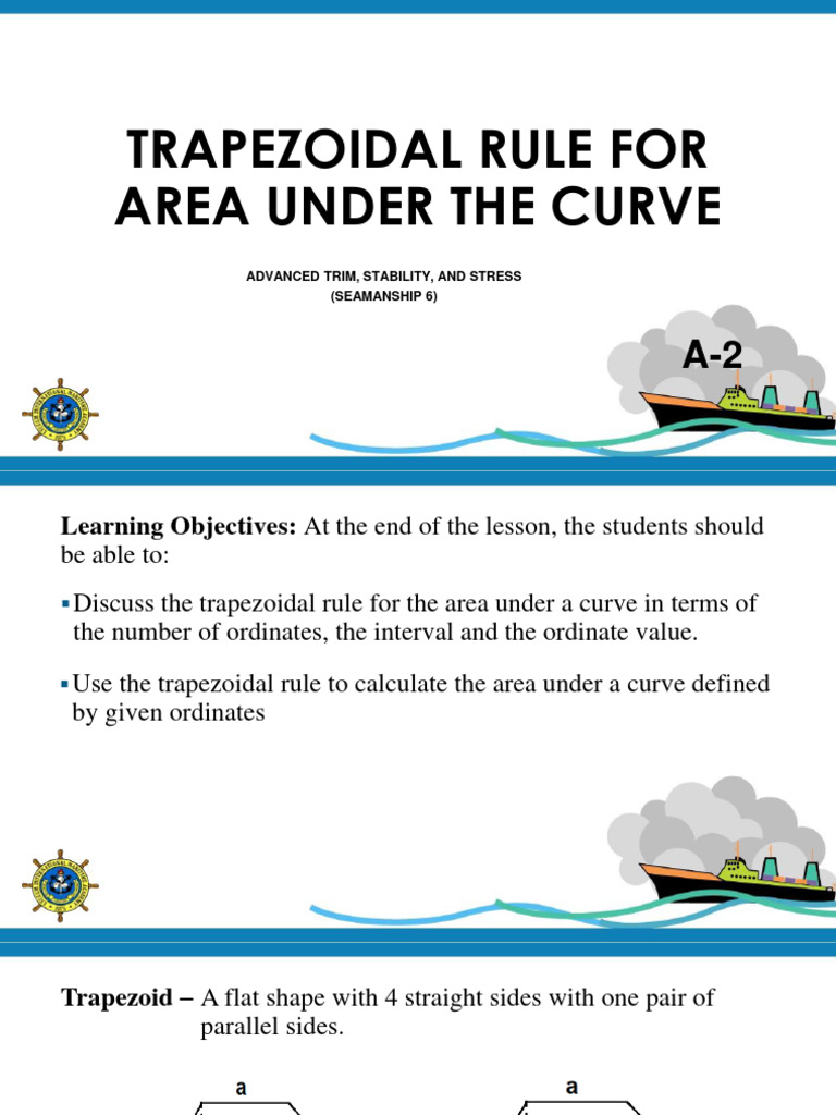 A2 - Trapezoidal Rule For Area Under The Curve | PDF