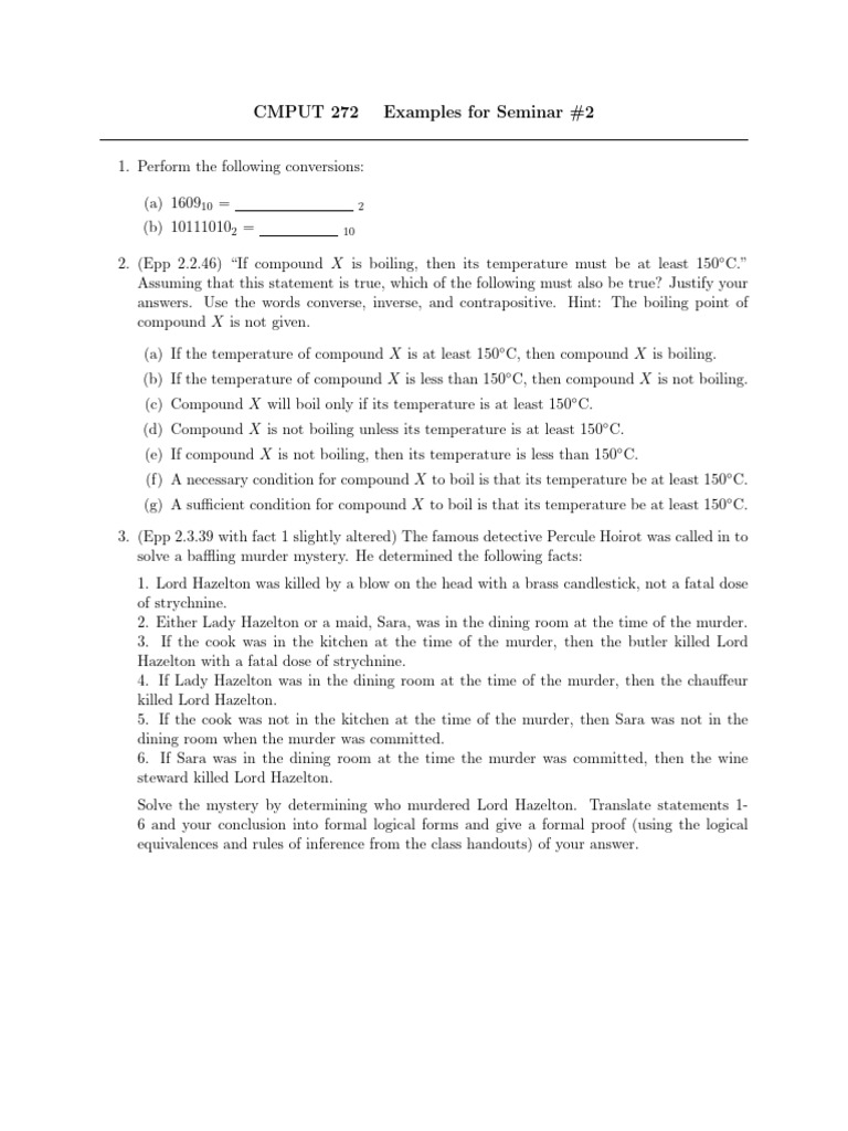 Seminar 2 | PDF