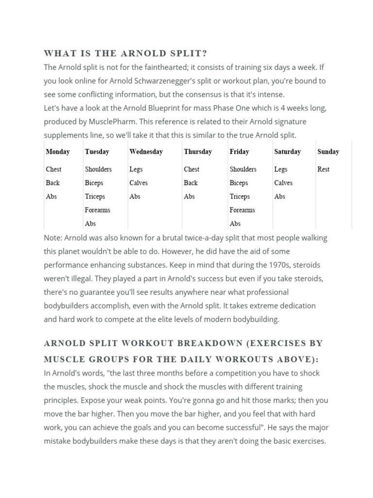 ARNOLD | PDF | Weight Training | Human Anatomy