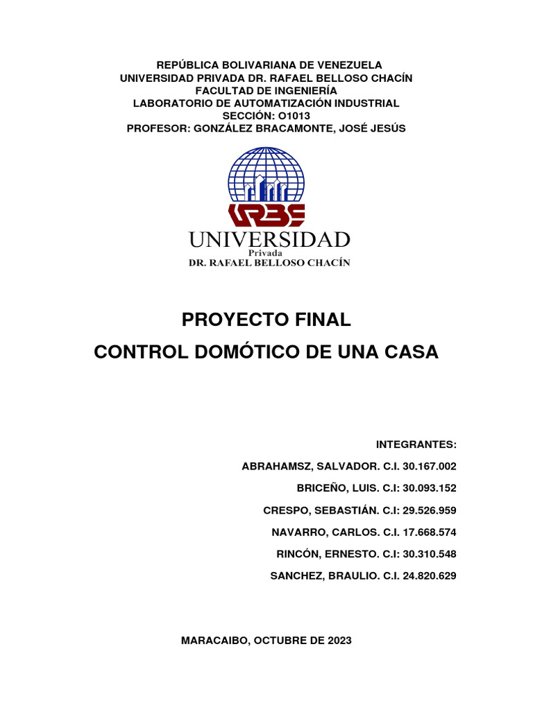Informe Proyecto Auto | PDF | Scada | Arduino