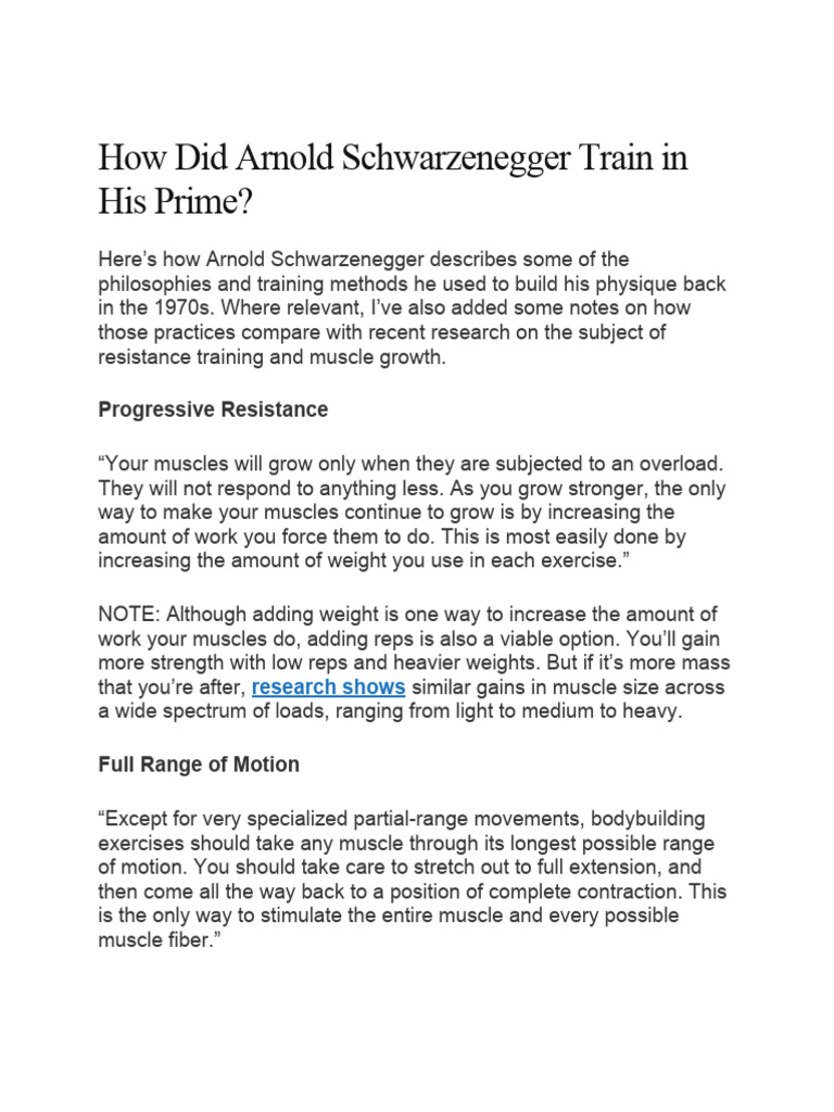 ARNOLD | PDF | Strength Training | Skeletal Muscle